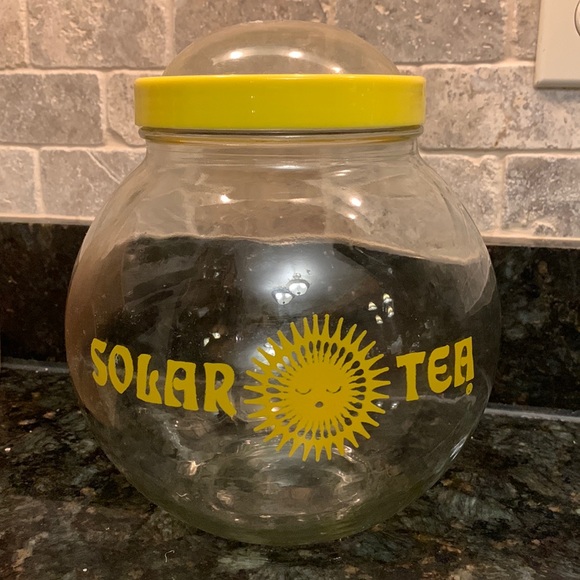 Vintage | Dining | Vintage 97s Glass Solar Tea Domed Jar | Poshmark